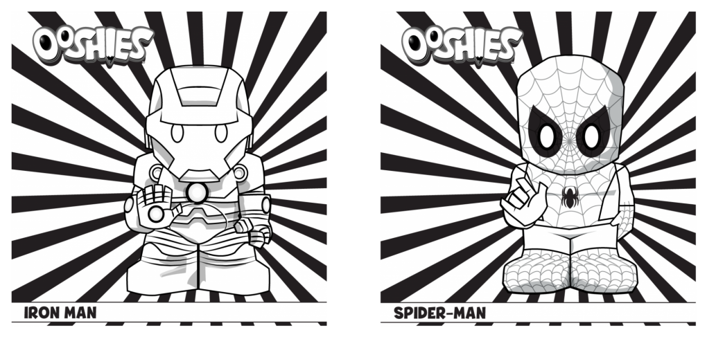 Ooshies Sketch Coloring Page